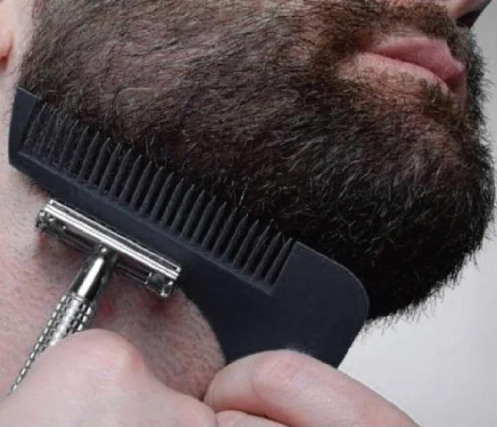 Peine Guia para delinear la Barba - El Mechudo